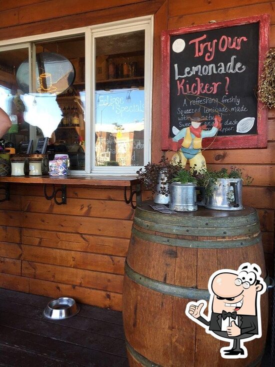 Menu at Coffee Corral Roasters, Baker City