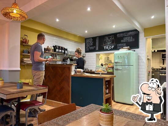 Menu at Trof cafe, Royal Leamington Spa