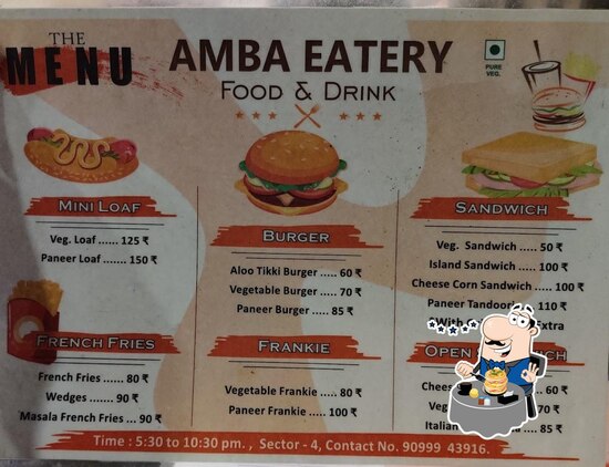 Amba Eatery, Gandhinagar - Restaurant menu, prices and reviews