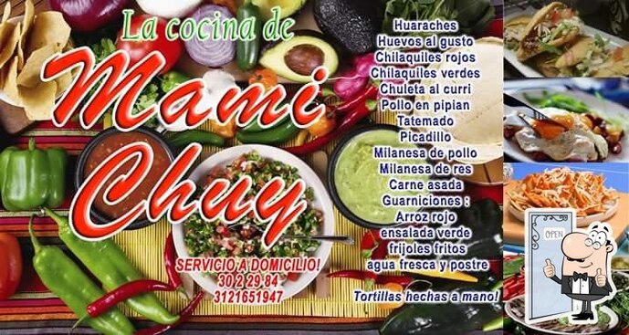 Carta del restaurante La Cocina del Mami Chuy, Colima