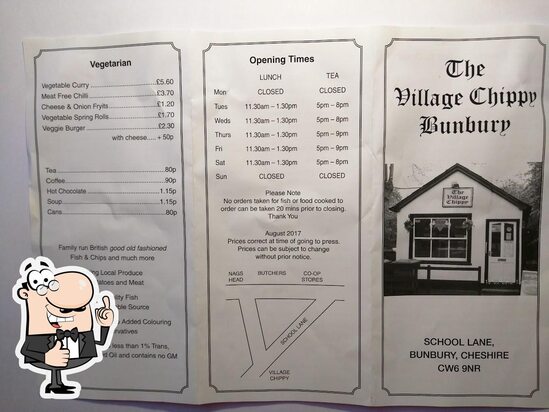 The Village Chippy, Bunbury - Restaurant menu, prices and reviews