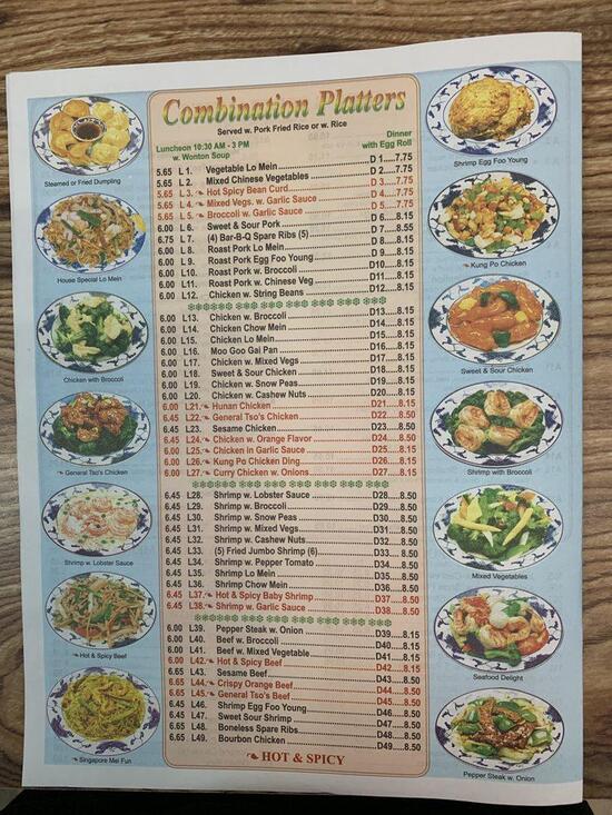 Menu at Lucky Wok Chinese Restaurant, Aston, Pennell Rd