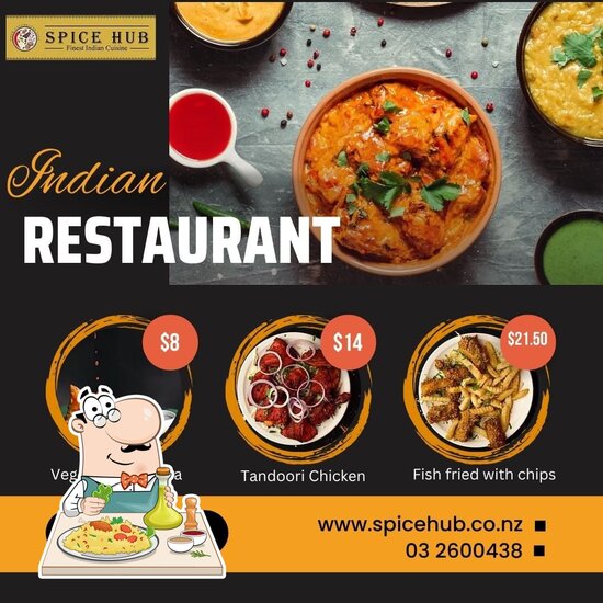 Spice Hub in Christchurch - Restaurant menu and reviews