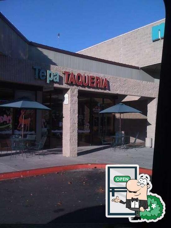Menu at Tepa Taqueria restaurant, Stockton