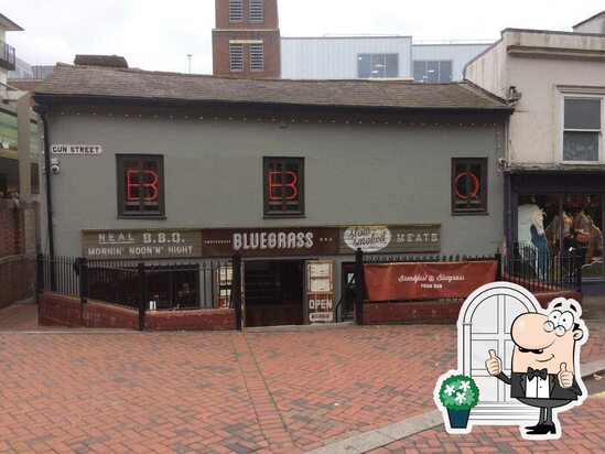 Menu at Bluegrass BBQ, Reading, 15 Gun St