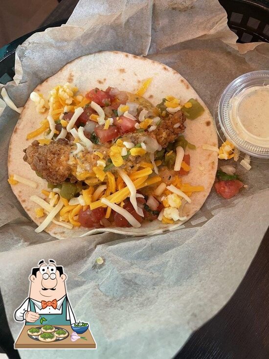 Menu at Torchy's Tacos restaurant, New Braunfels