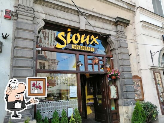 Menu at Sioux steakhouse, Kraków