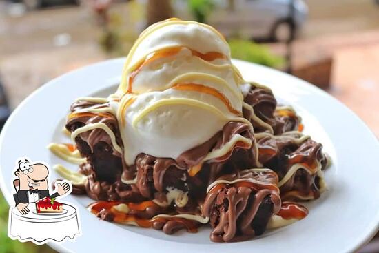 Menu at Chocolate Palace restaurant, Egypt