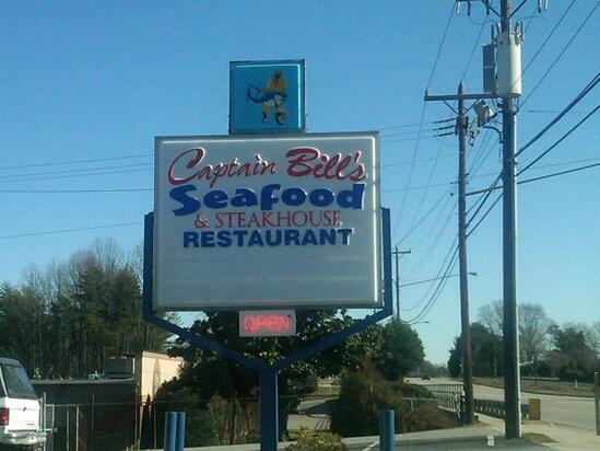 Menu at Captain Bill's Seafood & Steak Restaurant We are open for Dine ...