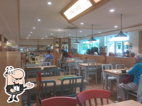 Menu at Morrisons cafe, Bideford