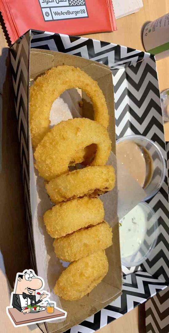 Menu at Burger 28, Dubai
