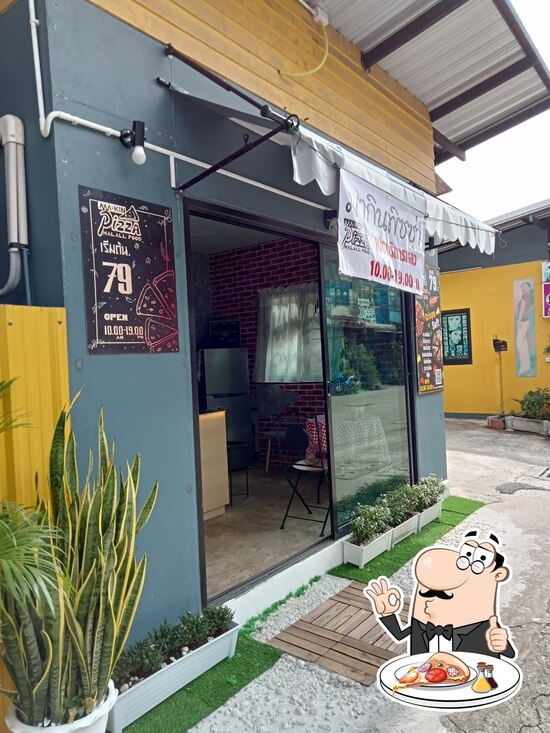 Menu at MAKIN PIZZA restaurant, Samrong Tai
