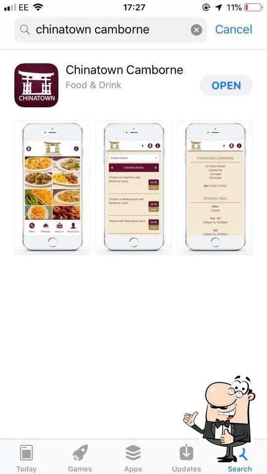 Chinatown Camborne, Camborne - Restaurant menu, prices and reviews