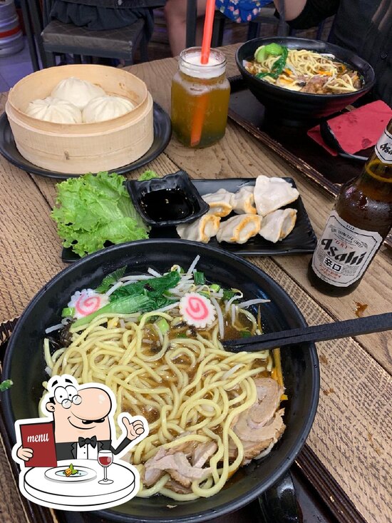 Menu at Sakura Ramen restaurant, Budapest, Király u. 12