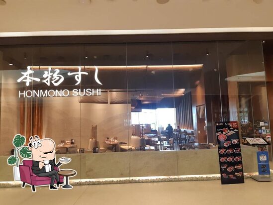 Menu at Honmono Sushi Central Embassy restaurant, Bangkok
