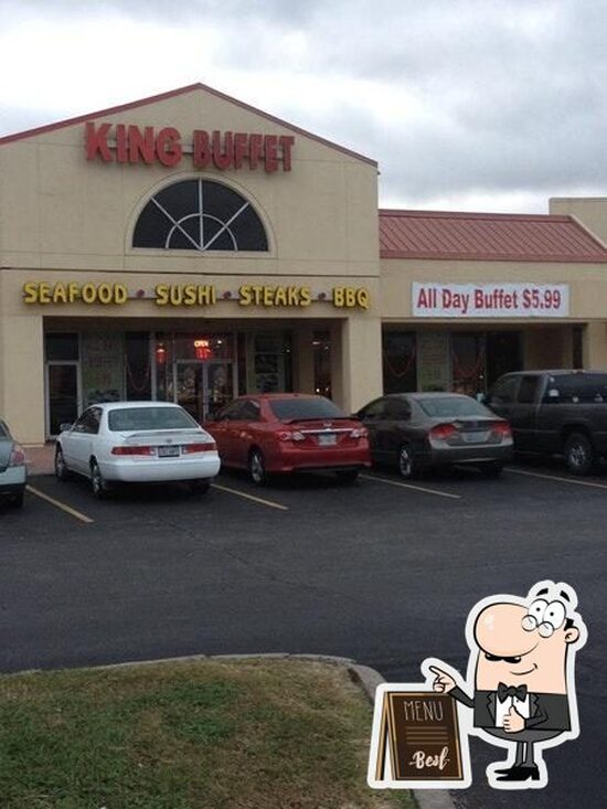 Menu at King Buffet restaurant, Houston, Fuqua St