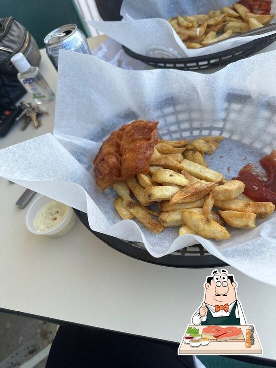 Menu at Shady Rest Fish & Chips restaurant, Kelowna
