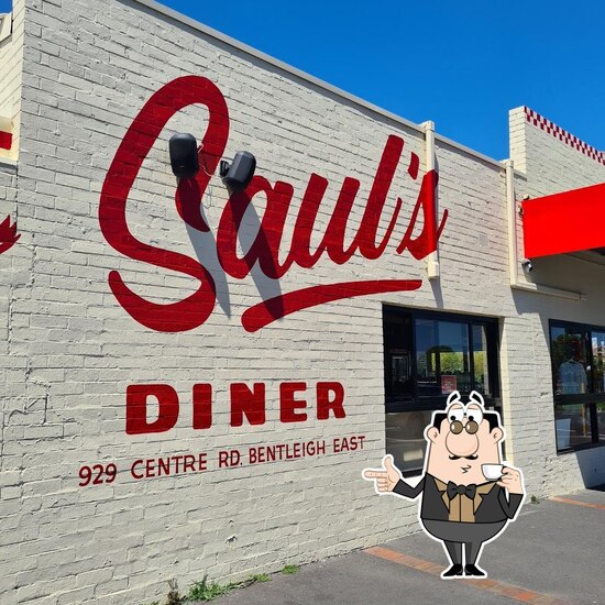 Menu at Saul's Sandwiches cafe, Bentleigh East