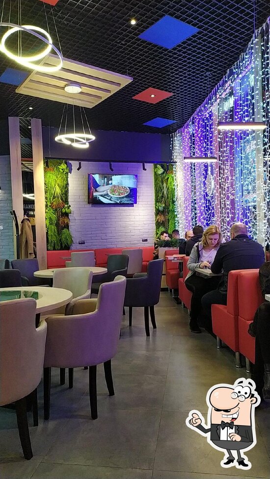 Menu at Domino's Pizza restaurant, Minsk, Prospekt Dzerzhinskogo 57