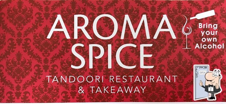 Menu at Aroma spice restaurant, Leicester