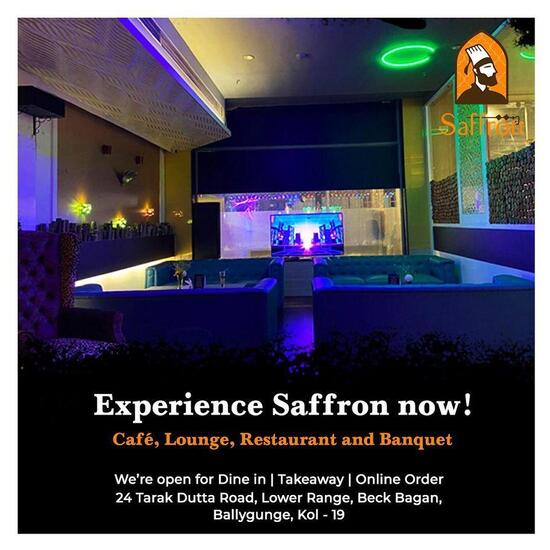Menu at SAFFRON Dine Lounge Cafe, Kolkata