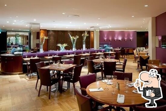 Menu at Holiday Inn restaurant, London