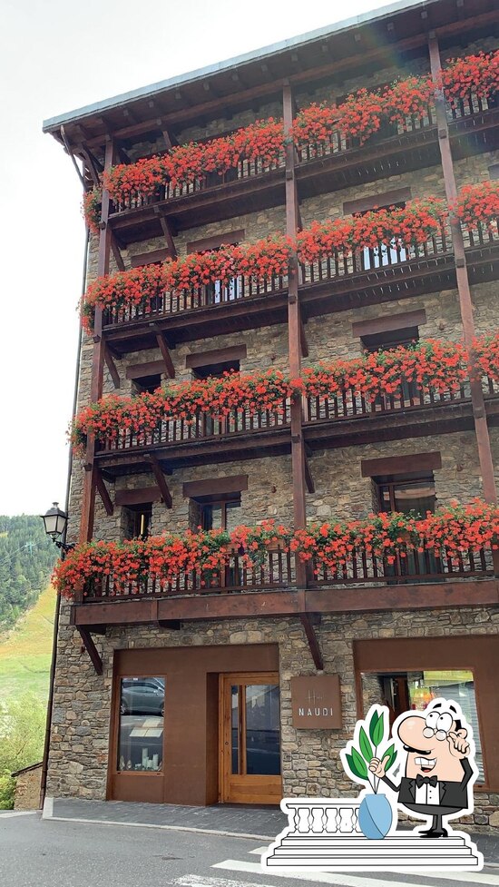 Menu at La Caleta restaurant, Soldeu