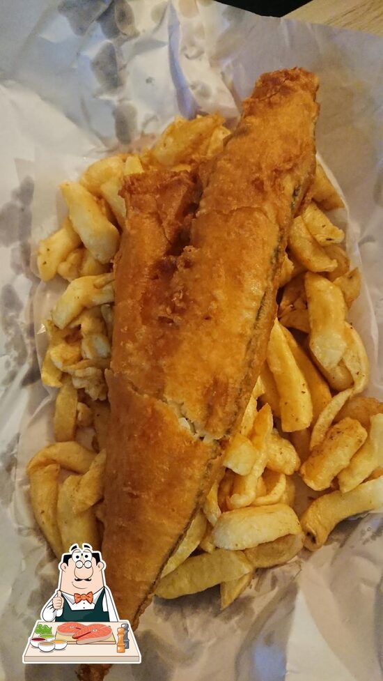 Menu at Barras Chippy, Coventry