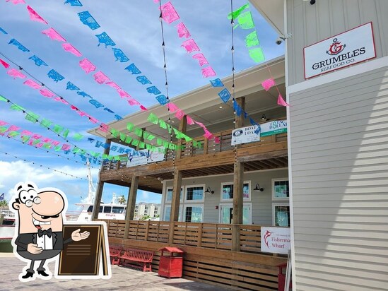 Menu at Grumbles Seafood Co. restaurant, Port Aransas