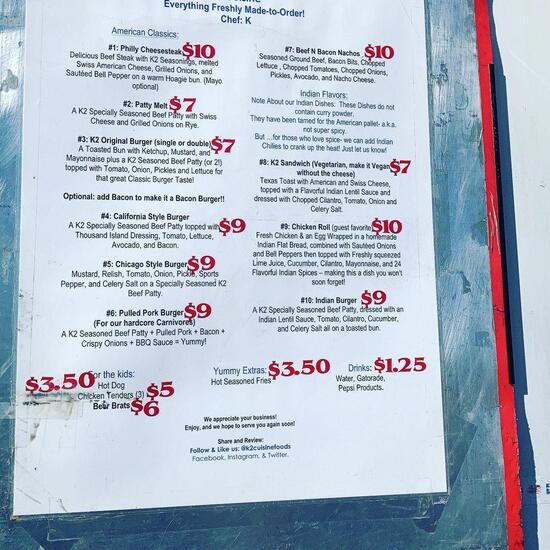 Mondal's Colorado Springs CO, Colorado Springs - Restaurant menu ...