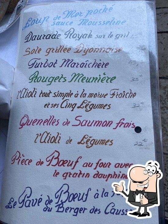 Menu au La Colombe d'Or Hôtel et Restaurant, Saint-Paul-de-Vence