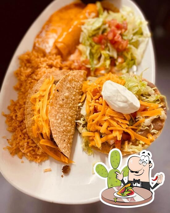 Menu at Los Agaves restaurant, Ruidoso
