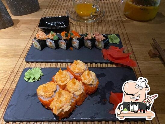 Menu at Tanuki restaurant, Moscow, улица Красная Пресня