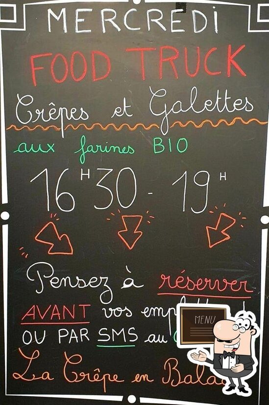 Food truck - Crêperie Ambulante - La Crêpe en Balade, Bouaye - Menu du ...
