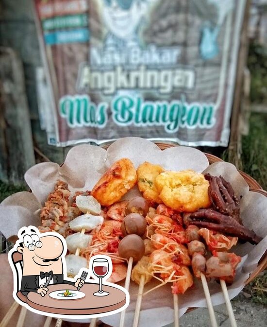 Menu at Nasi Bakar Angkringan Mas Blangkon restaurant, Kendari