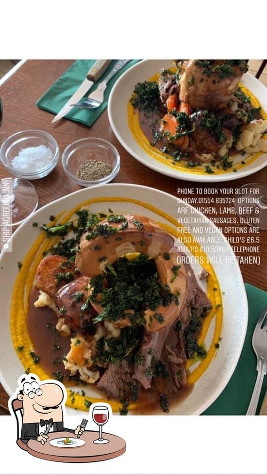 Menu at Ship Aground Pembrey pub & bar, Burry Port
