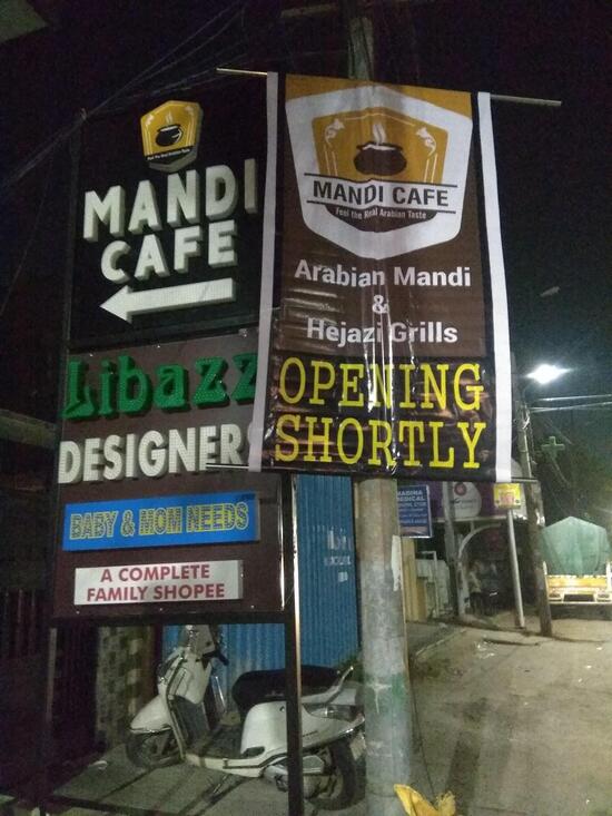 Menu at Mandi Cafe, Hyderabad