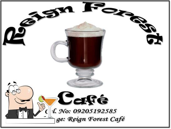 Menu at reign forest cafe, Tublay