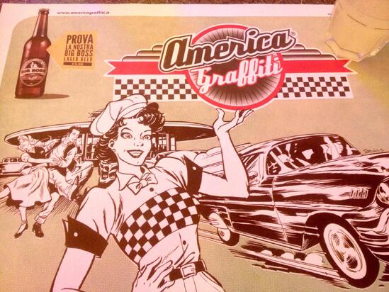 Menu at America Graffiti restaurant, Treviso, Viale G. G. Felissent