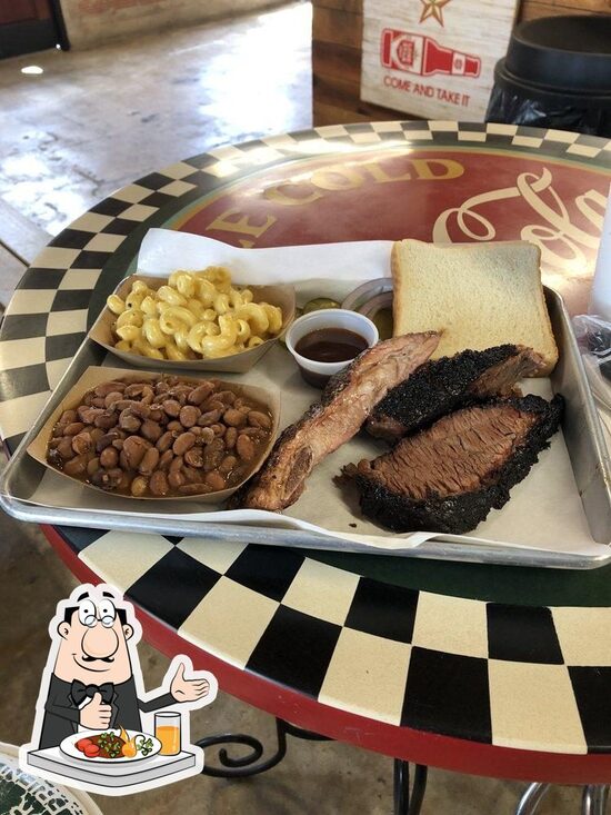 Menu at The BBQ Place, El Campo