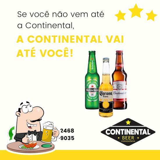 Menu at Continental Beer Conveniência pub & bar, Ampére
