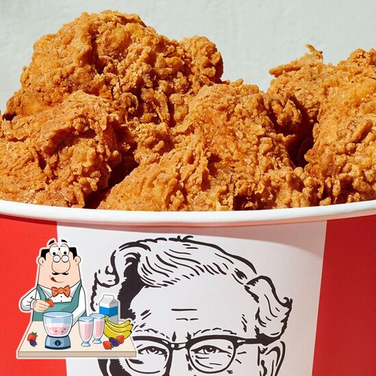 Carta de comida rápida KFC, Anderson, 6620 S Scatterfield Rd