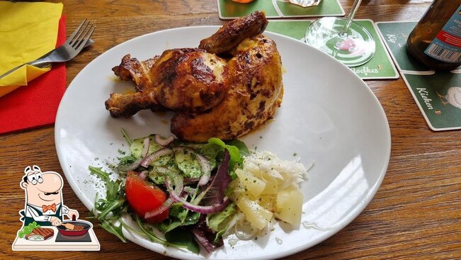 Menu at Le Coq, Baarle-Hertog