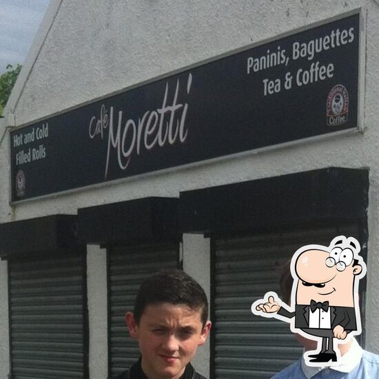 Menu at Cafe Moretti, Stepps