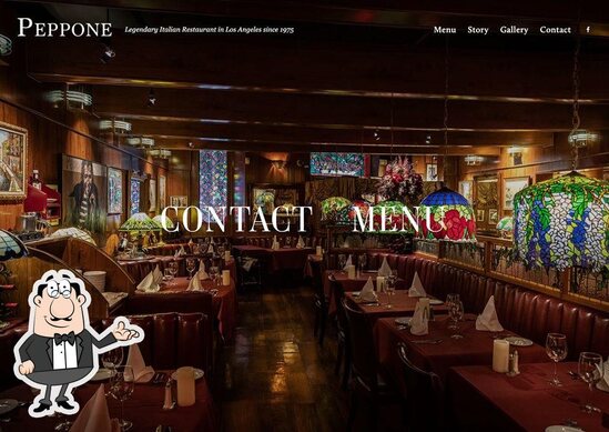 Menu at Peppone Restaurant, Los Angeles