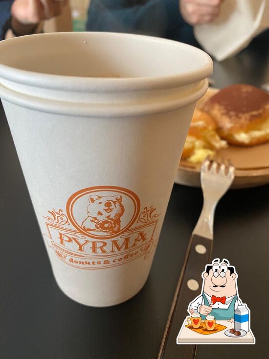Menu at Pyrma cafe, Seoul