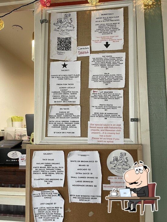 red hot mama's, Princeville - Restaurant menu, prices and reviews