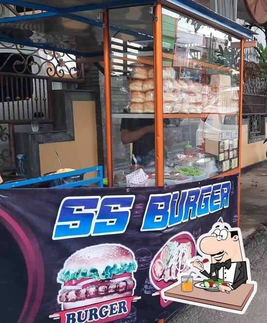 Menu at SS Burger restaurant, Banda Aceh