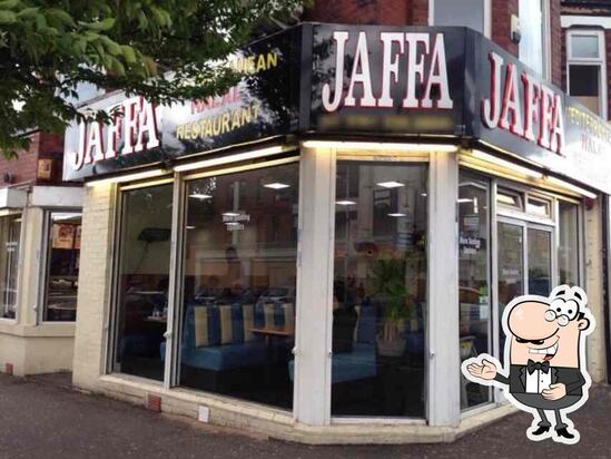 Menu at Jaffa Restaurant, Manchester