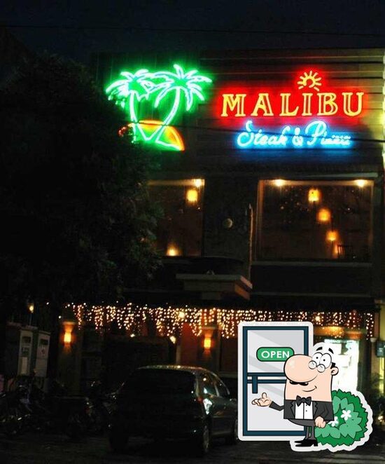 Menu at Malibu Steak 'n Pizza steakhouse, Malang